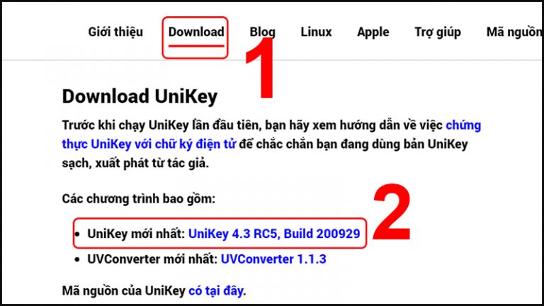 Hướng Dẫn Cách Tải Unikey Phiên Bản Mới Nhất Cho Windows