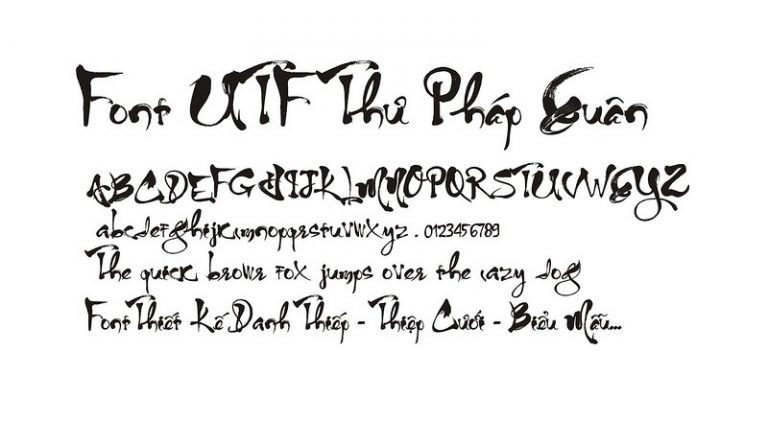 Hướng Dẫn Tải Font Thư Pháp Việt Hóa Cho Máy Tính